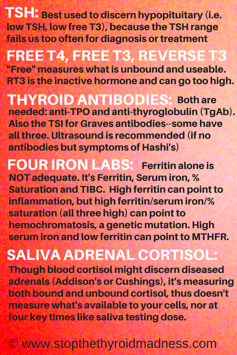 Recommended Labwork - Stop The Thyroid Madness Recommended Labwork - Stop The Thyroid Madness