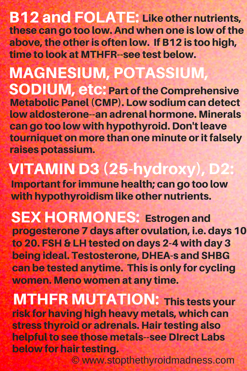 Recommended Labwork - Stop The Thyroid Madness Recommended Labwork - Stop The Thyroid Madness